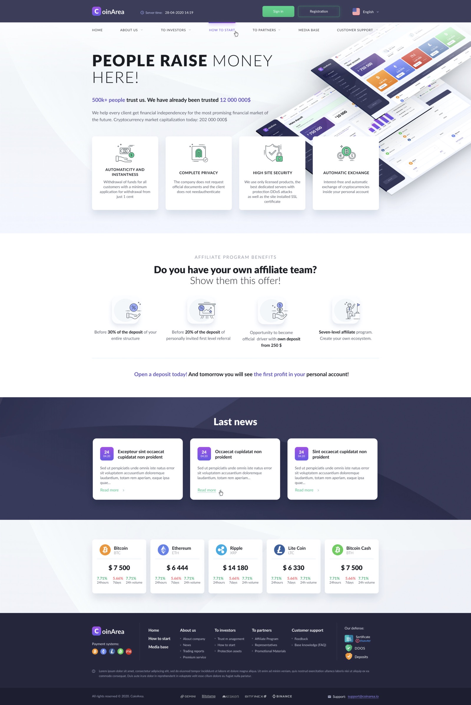 CoinArea | Dashboard