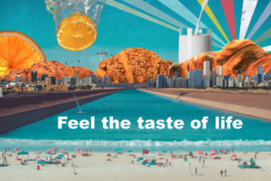 Постер "Feel the taste of life"