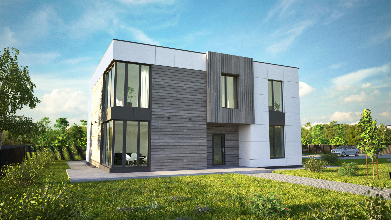 Проект дома с планировкой участка эскизный и рабочий проекты 10000руб ...