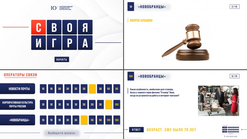 Геймификация в Power Point Своя игра Фрилансер Александр Сучков